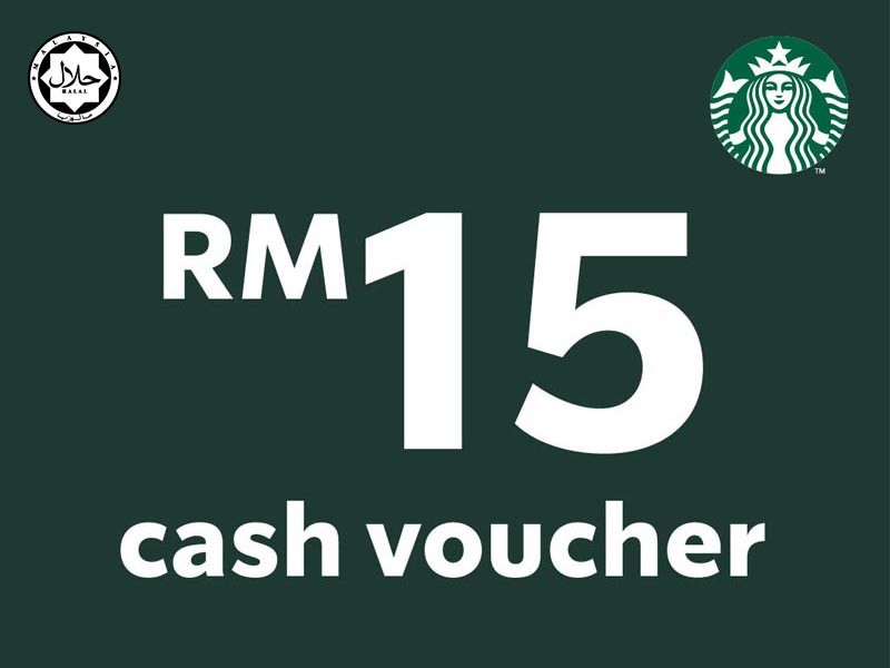 Redeem Voucher worth RM15 by Starbucks with Setel